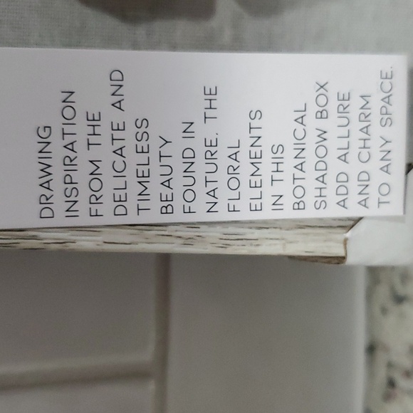 Wall Decor | Botanical Shadow Box Wall Decor | Poshmark